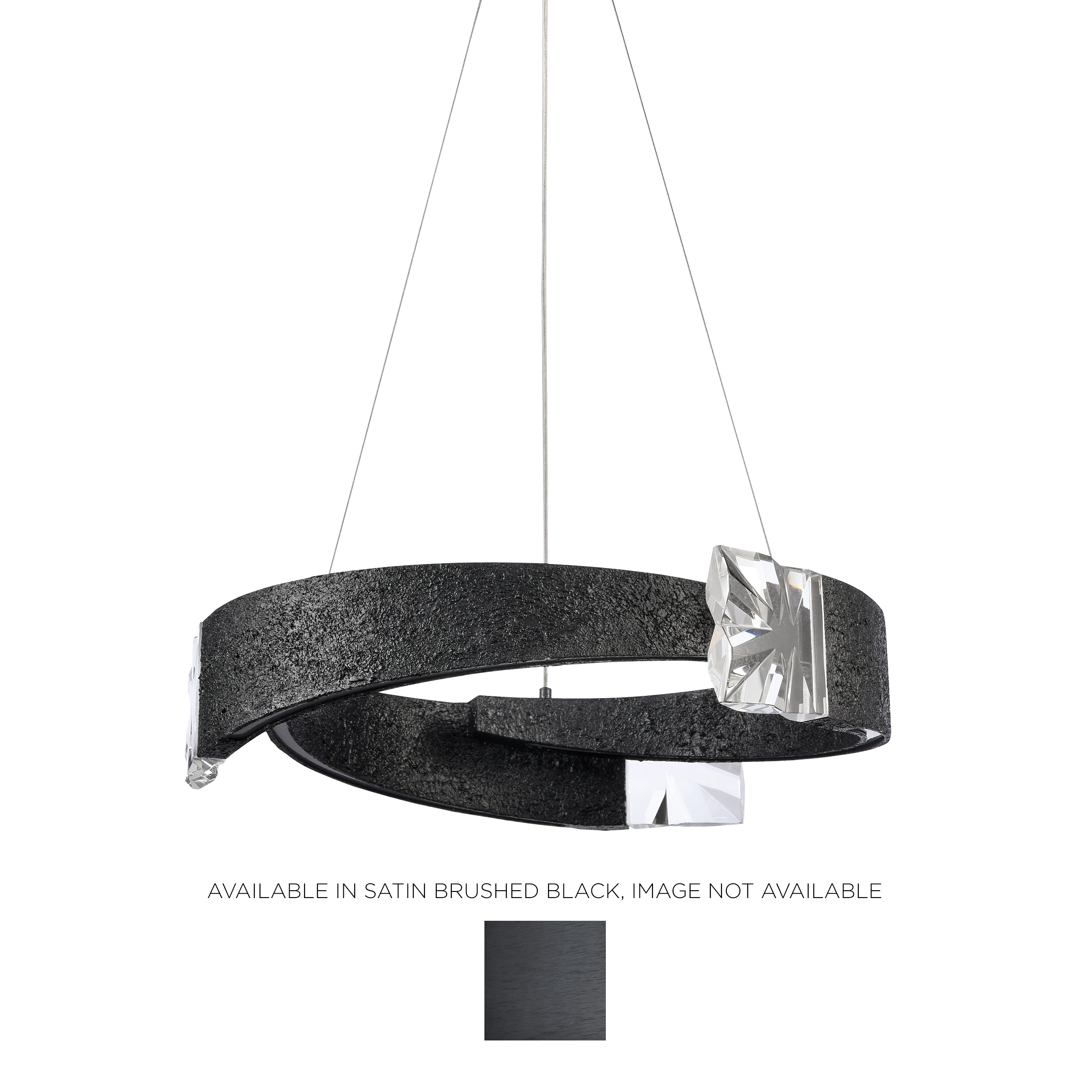 Arcus 25″ Segmental Crystal Chandelier – Zeevlighting